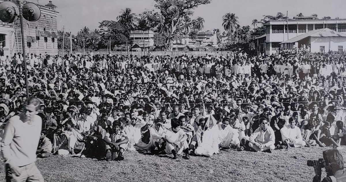 স্বাধীন বাংলার প্রথম জনসভার ছবি তুলেছিলেন আব্দুল হামিদ